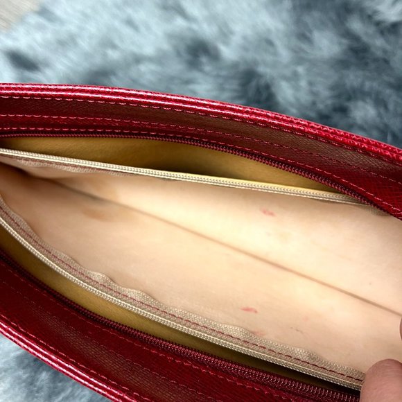 Texier | Bags | Texier Red Leather Hobo Bag Made In France | Poshmark